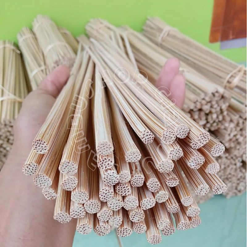 Jual Lidi Bambu | Stik Bambu Bulat 4mm/5mm 30/40/50/60cm 1pcs Stik ...