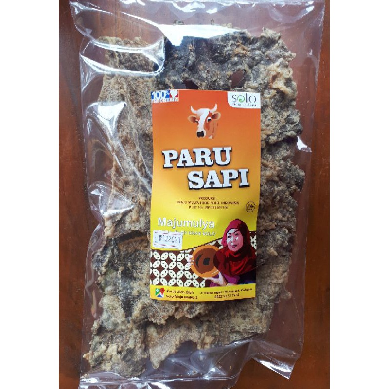 Jual KERIPIK PARU SAPI SUPER 200 GRAM / PARU SAPI / KHAS SOLO | Shopee ...