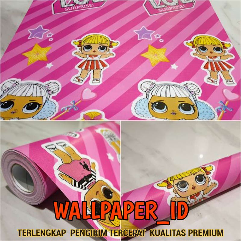 Jual Wallpaper Sticker Dinding Karakter LOL Garis Pink PREMIUM | Shopee ...
