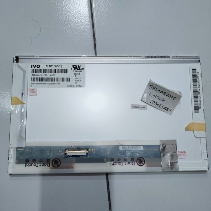 Jual LCD LED 10 inch Tebal standart Soket Kiri Layar LCD Netbook ...