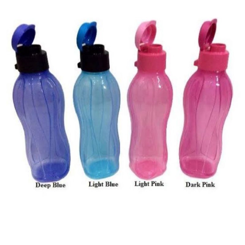 Jual Botol minum eco tupperware flip top 500ml,750ml | Shopee Indonesia
