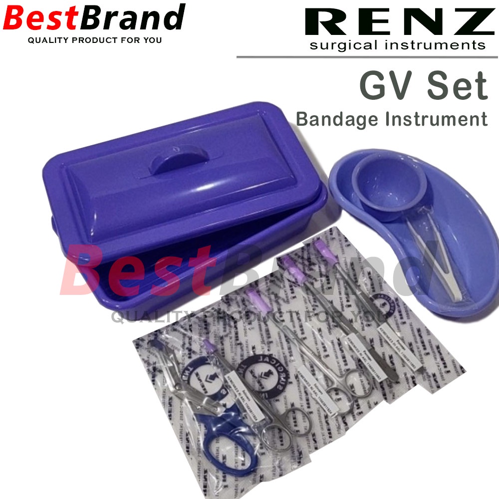 Jual RENZ GV Set Bandage Instrument Ganti Perban | Shopee Indonesia