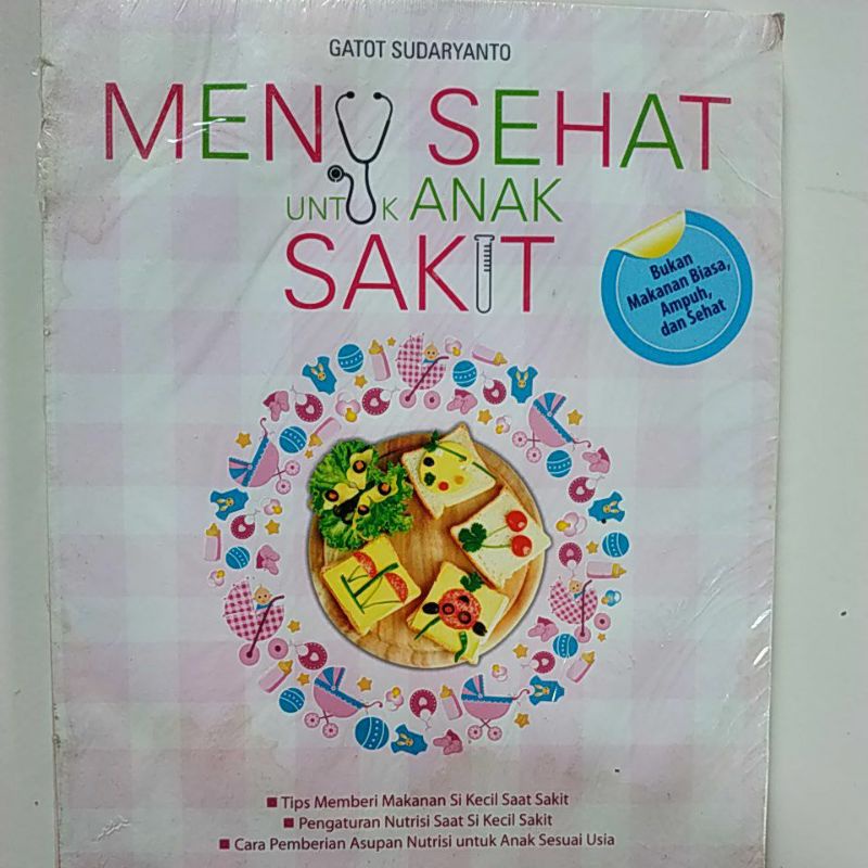 Jual Buku Resep Masakan " MENU SEHAT UNTUK ANAK SAKIT " | Shopee Indonesia