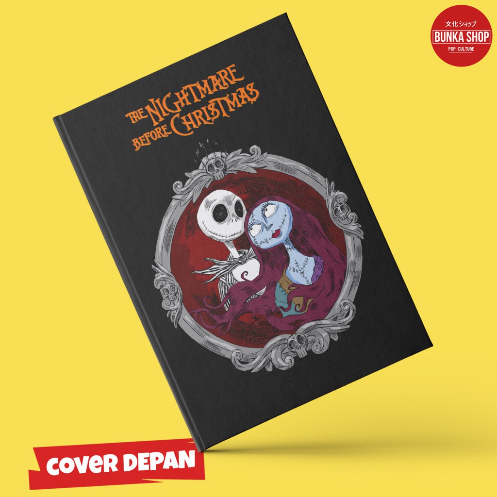 Jual Note Book Hardcover Film The Nightmare Before Christmas Jack and ...