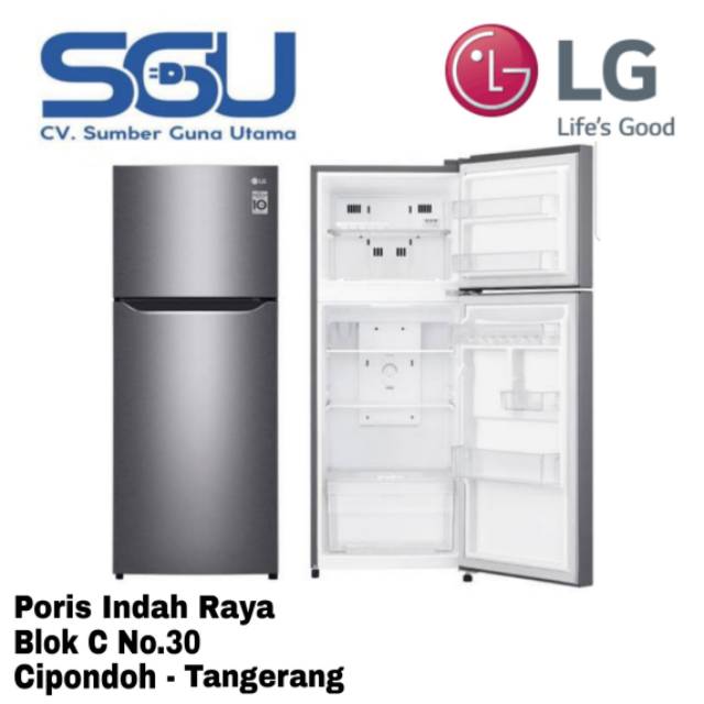 Jual Kulkas LG 2 Pintu GNB222SQIB Digital Inverter GN-B222SQIB | Shopee ...