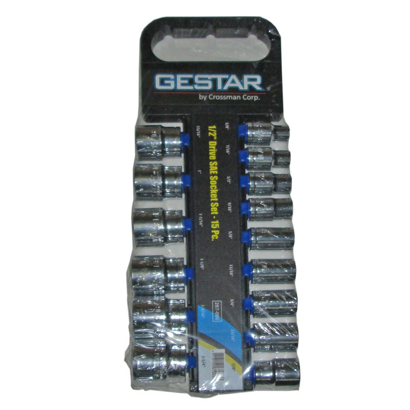 Jual GESTAR-Set Kunci Shock 1/2" Drive Sae 6pt. Reg 15pcs Metric 6pt Kode Item 287-086 | Shopee ...