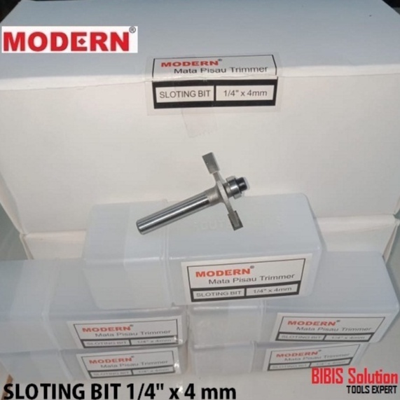 Jual Mata Profil Sloting Bit Mata Trimmer Router Lubang Panel Kayu Kaca ...