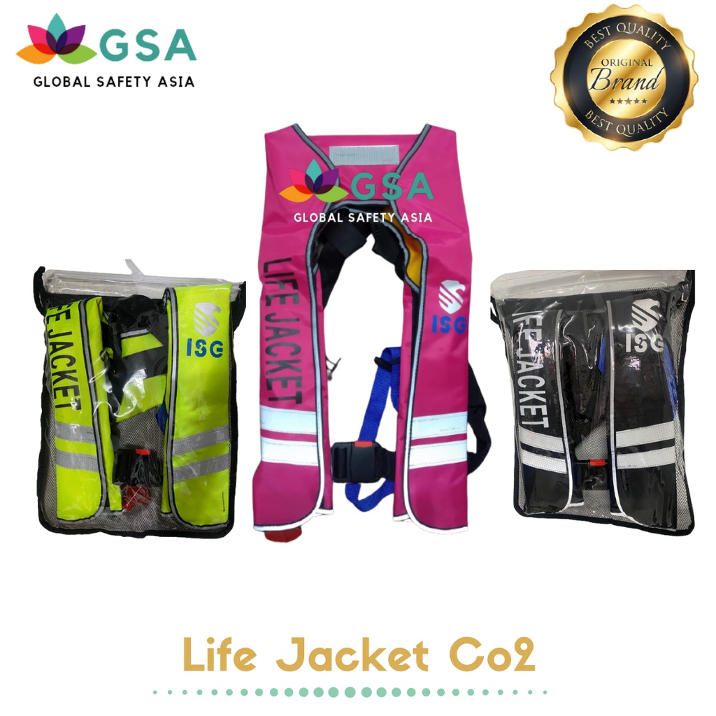 Jual Inflatable Life Jacket Pelampung Co2 Automatic Pelampung Jaket ...
