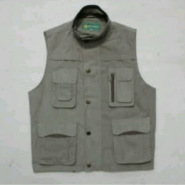 Jual Original vest rompi new fashion grey | Shopee Indonesia