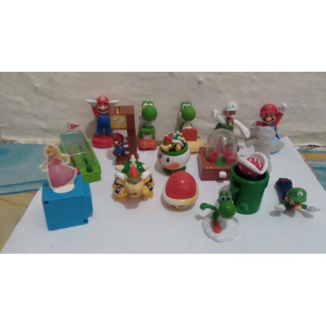 Jual 1 set mainan mario bros bekas | Shopee Indonesia