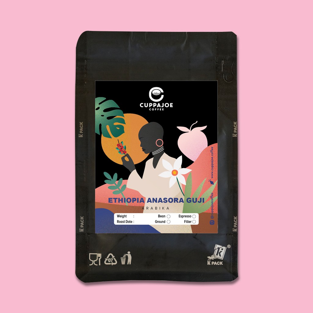 Jual Biji Kopi Arabika Ethiopia Anasora Guji Natural 100 gram (Biji/Bubuk) | Shopee Indonesia