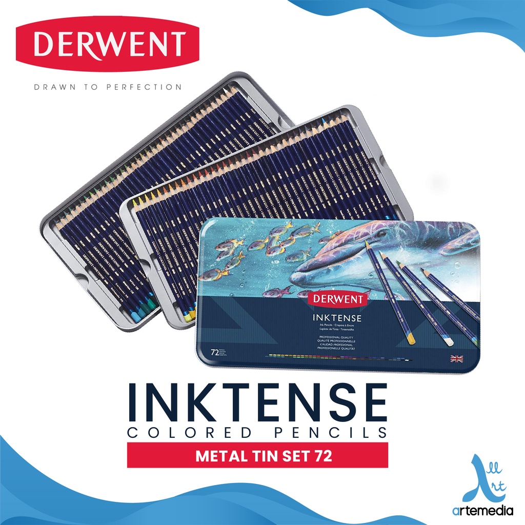 Jual Derwent Inktense 72 Pencil Color Metal Tin Set | Shopee Indonesia