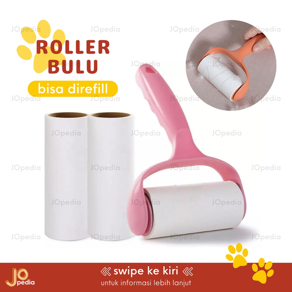 Jual ROLLER BULU REFILL Sticky Roll Pembersih Bulu Kucing Anjing Hewan ...