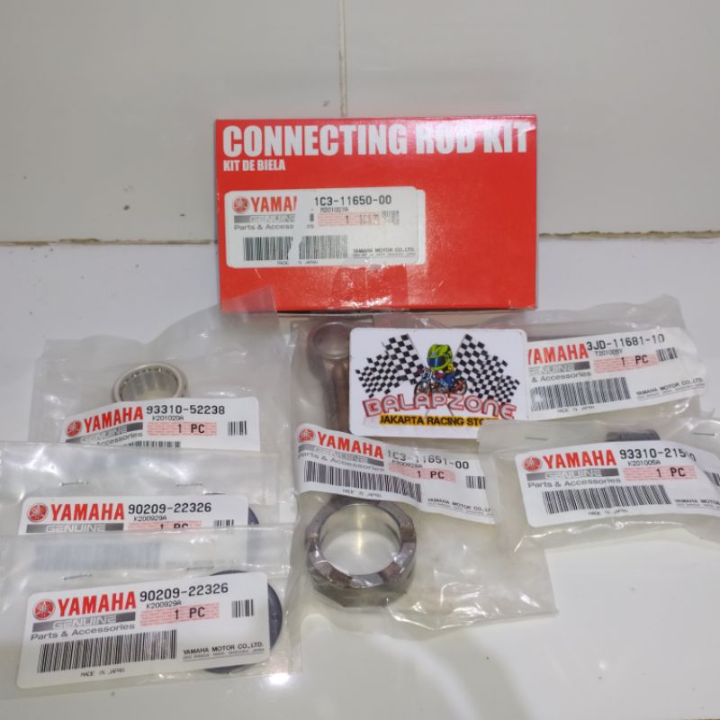 Jual stang seher stang piston set yamaha yz125 kode 1C3 original japan | Shopee Indonesia