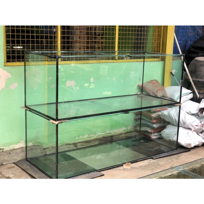 Jual Aquarium kaca 120 x 50 x 50 cm | Shopee Indonesia