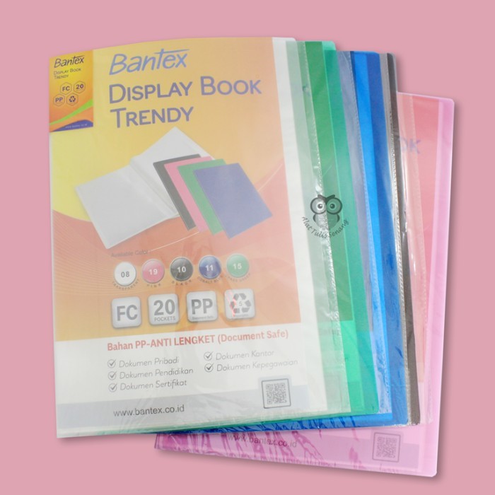 Jual Display Book Trendy Bantex Folio 20 Sheet | Shopee Indonesia