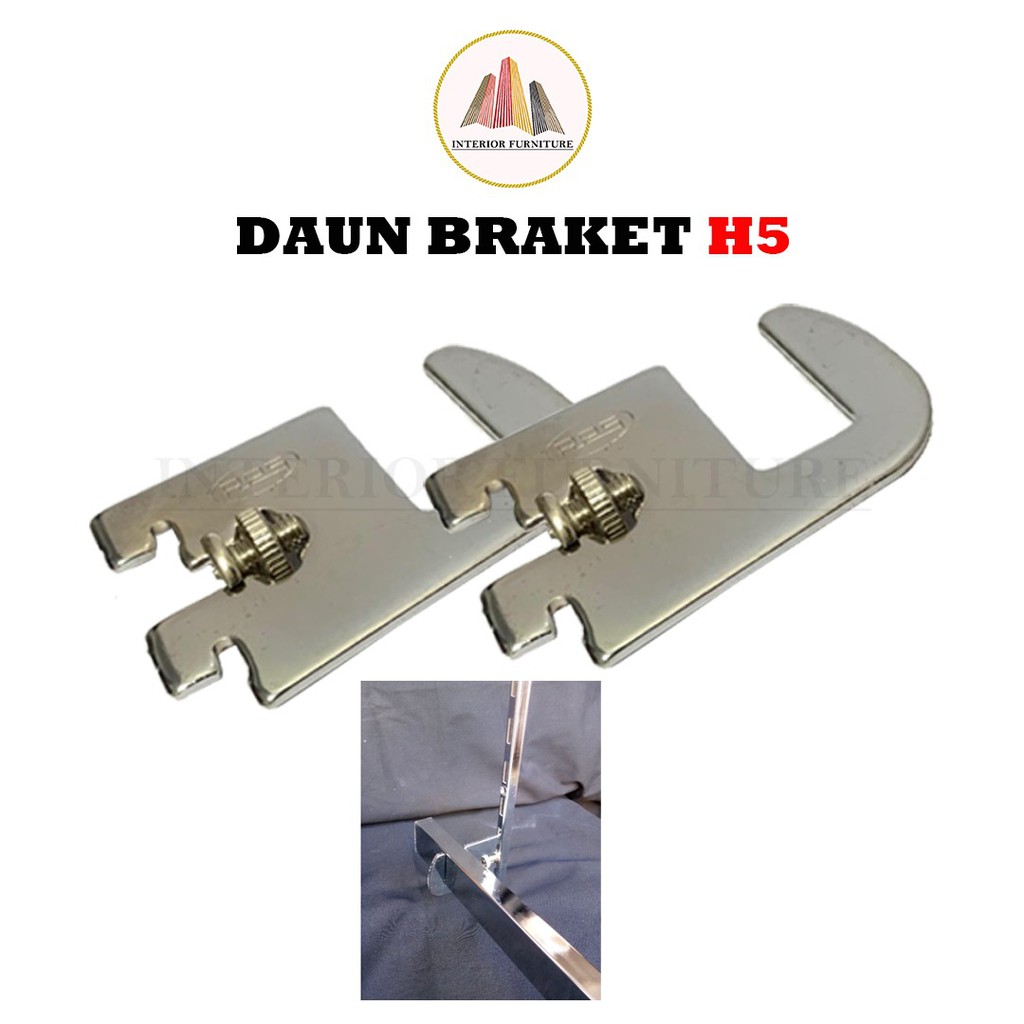 Jual Bracket Pipa Kotak 5 cm Stainless Steel Daun Braket H5 Braket Dinding Kaca | Shopee Indonesia