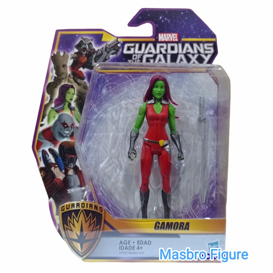Jual HASBRO Guardians of The Galaxy Animated GAMORA Action Figure ...