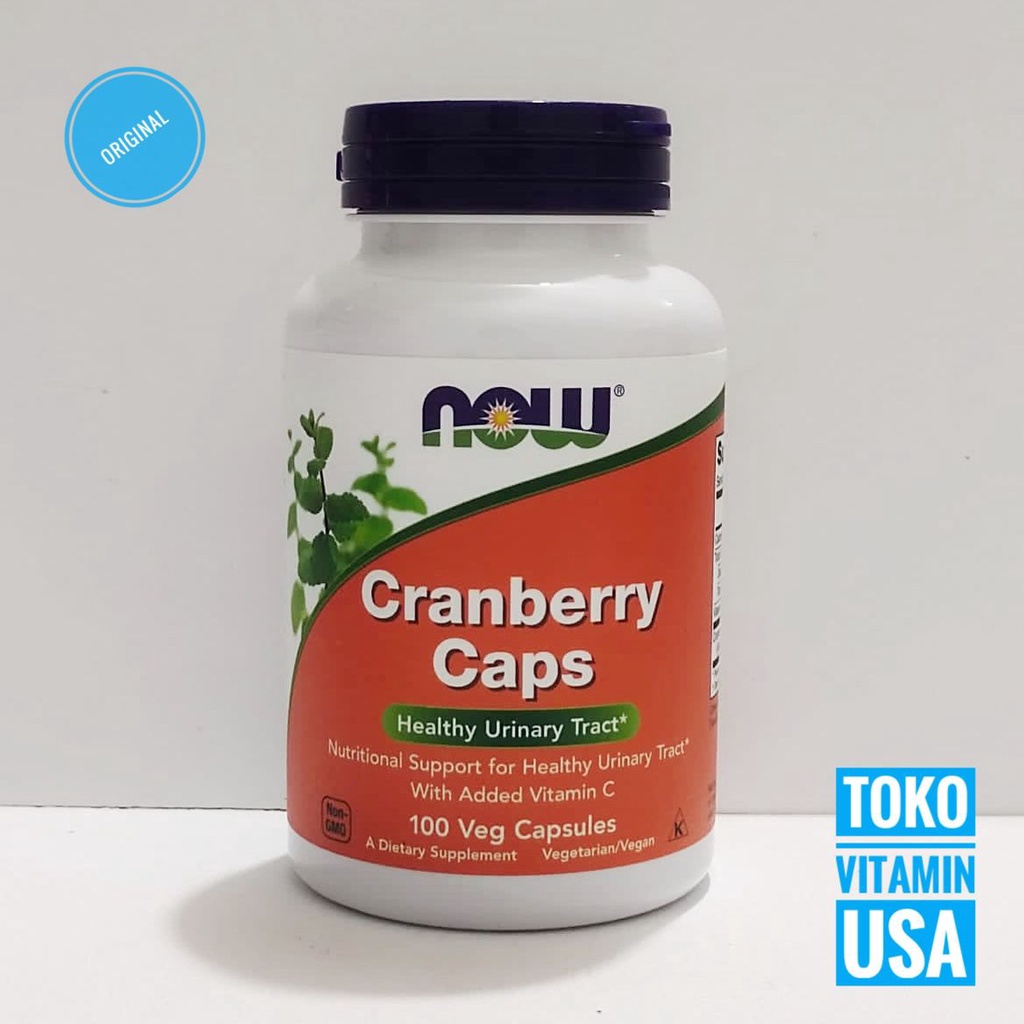 Jual Now Foods Cranberry Caps 100 Veg Capsules Now Cranberry Caps ...