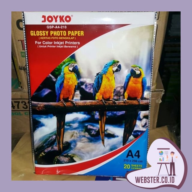 Jual WE1981 KERTAS PHOTO GLOSY PAPER TOYS KERTAS FOTO 210 GRAM JOYKO ...