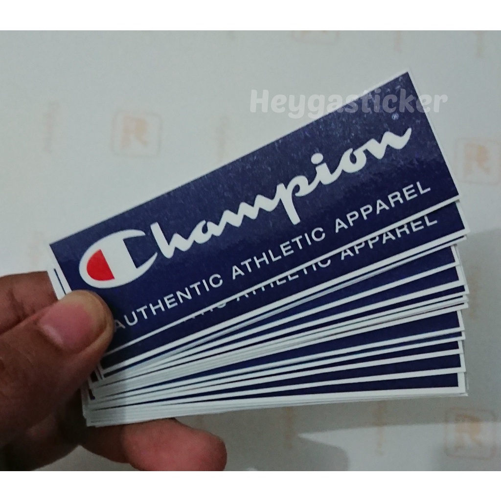 Jual STICKER CHAMPION SERIES | STICKER TUMBLR LAPTOP HP | STICKER KOPER ...