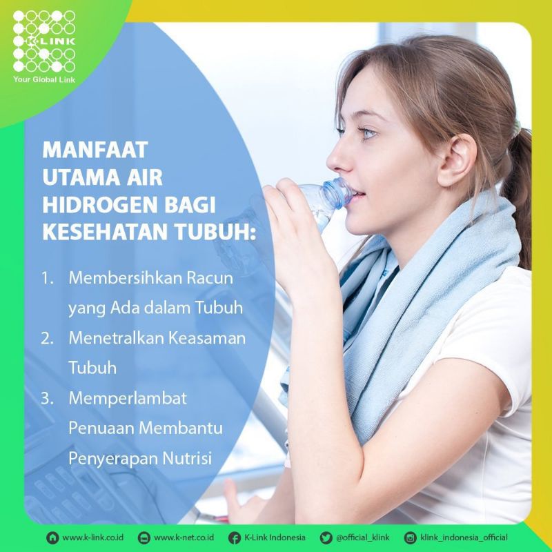 Jual Hydrogen water generator mini ORIGINAL K-LINK | Shopee Indonesia