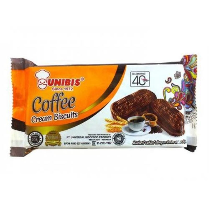 Jual UNIBIS COFFEE CREAM BISCUIT 220GR - biskuit coklat krim kopi ...