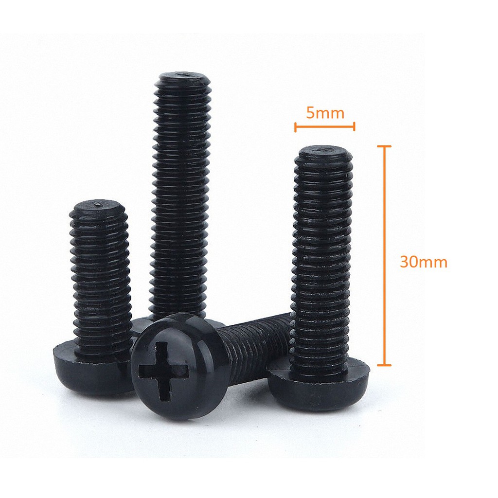 Jual 4Pcs Nylon Screw Baud Plastik Plastic M5x30 M5 30mm 3cm bold ...