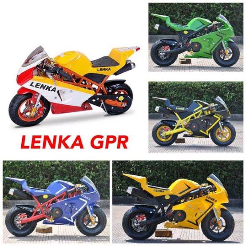 Jual Motor Mini GP Anak Lenka GPR 50cc Matic 2 Tak | Shopee Indonesia