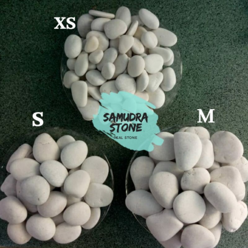 Jual Batu koral putih 1kg/Batu Hias Taman Putih kupang | Shopee Indonesia