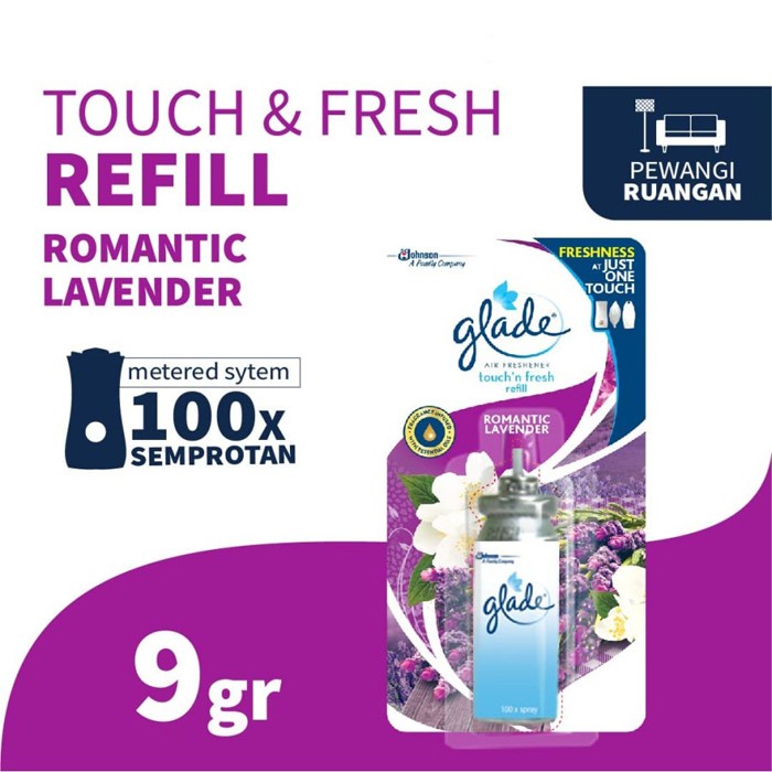 Jual Stok Terakhir Glade Touch n Fresh Romantic Lavender 9gr Refill ...