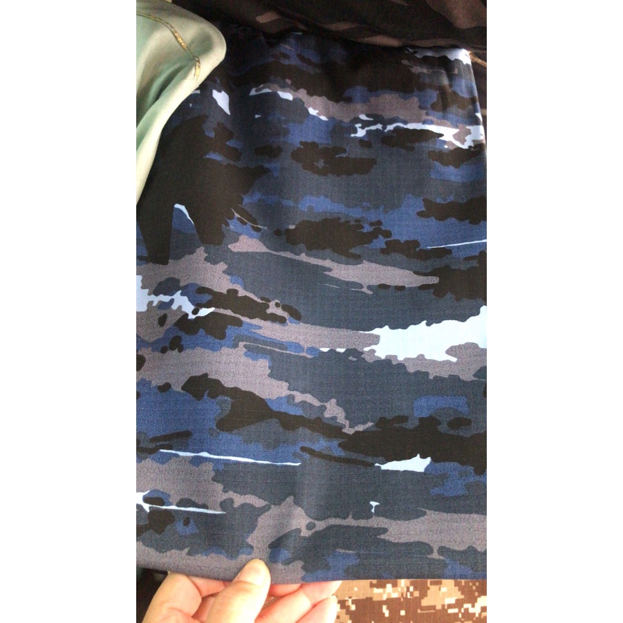 Jual Kain Ripstop motif Loreng Doreng Army tentara bahan meteran ...