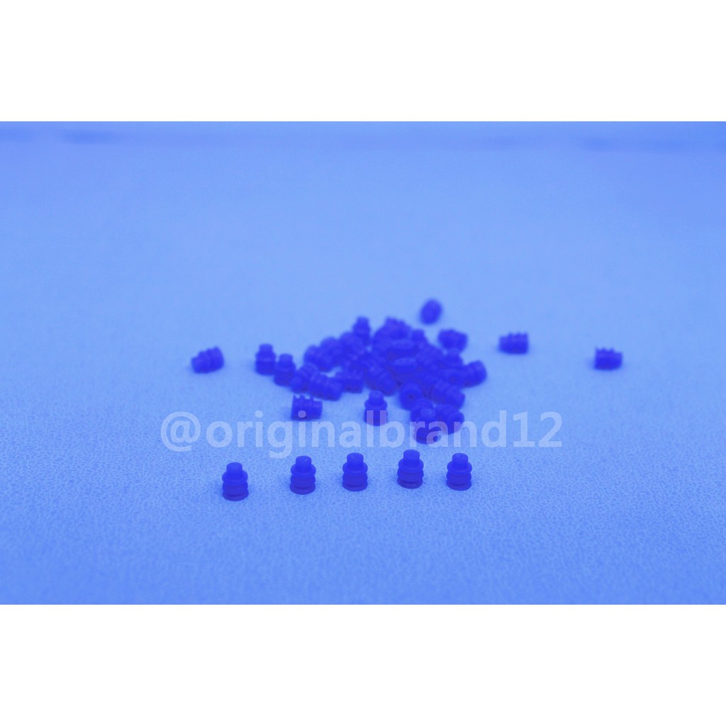 Jual Seal Biru Connector Waterproof Rubber Karet Konektor Kabel ...