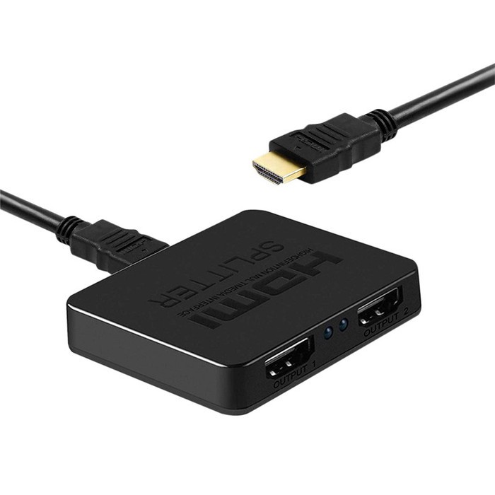 Jual Splitter HDMI Ultra HD 4K 1X2 2 Port Repeater Amplifier 3D ...