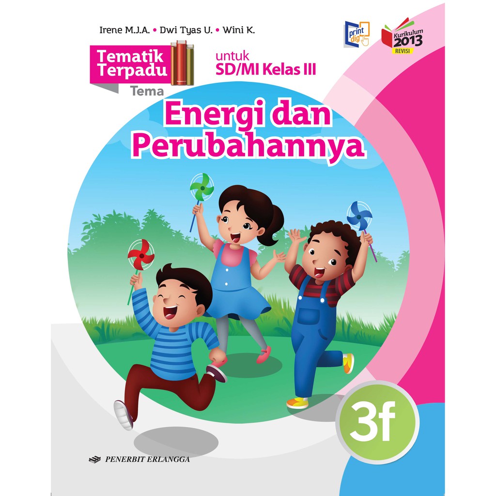 Jual Buku Pelajaran SD Tematik Terpadu 3F Energi dan Perubahannya K2013 ...
