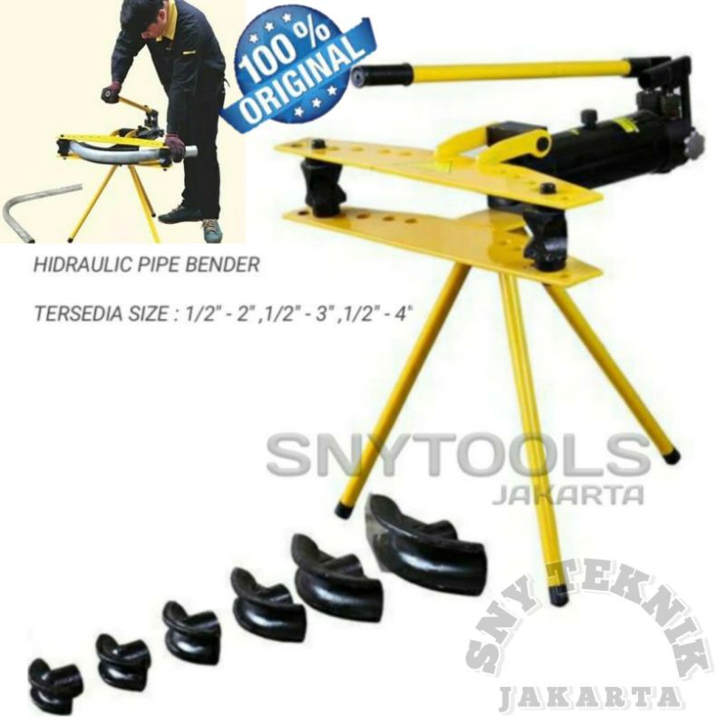 Jual Mesin Tekuk Pipa Hydraulic Pipe Bender Set 1/2" - 4" Alat ...