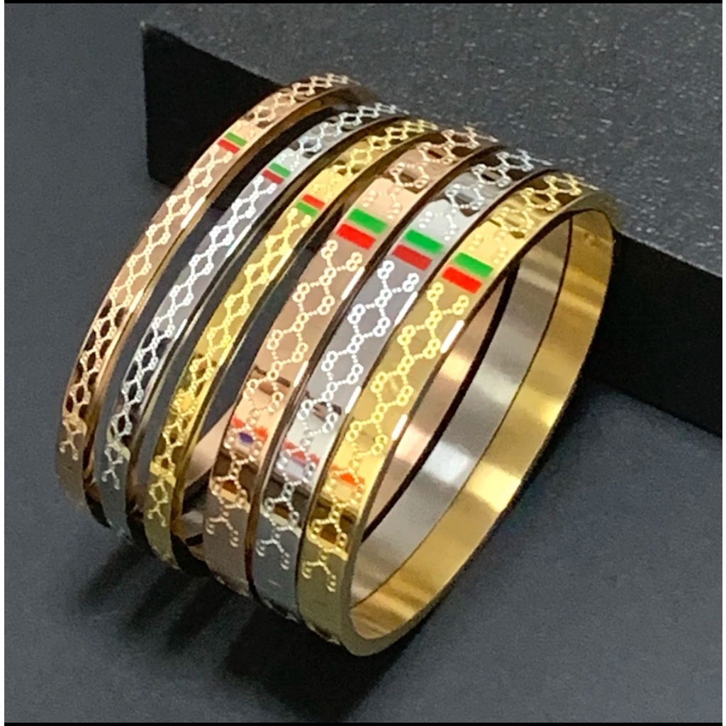 Jual Gelang Titanium Model Gc Tersedia Warna Rosegold, Gold dan Silver ...