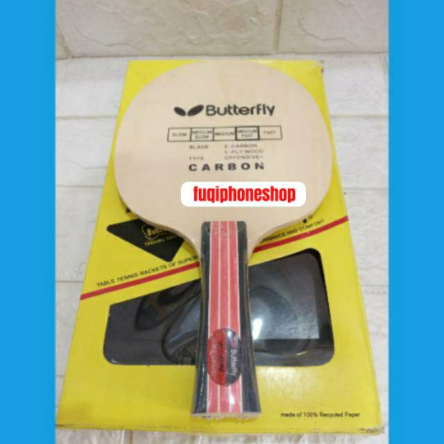 Jual Kayu pingpong butterfly carbon all supa | Shopee Indonesia
