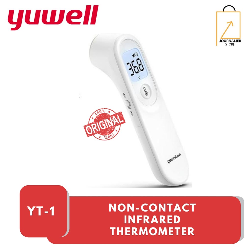 Jual YUWELL Head Thermometer Termometer Infrared Non Contact YT-1 Duo ...