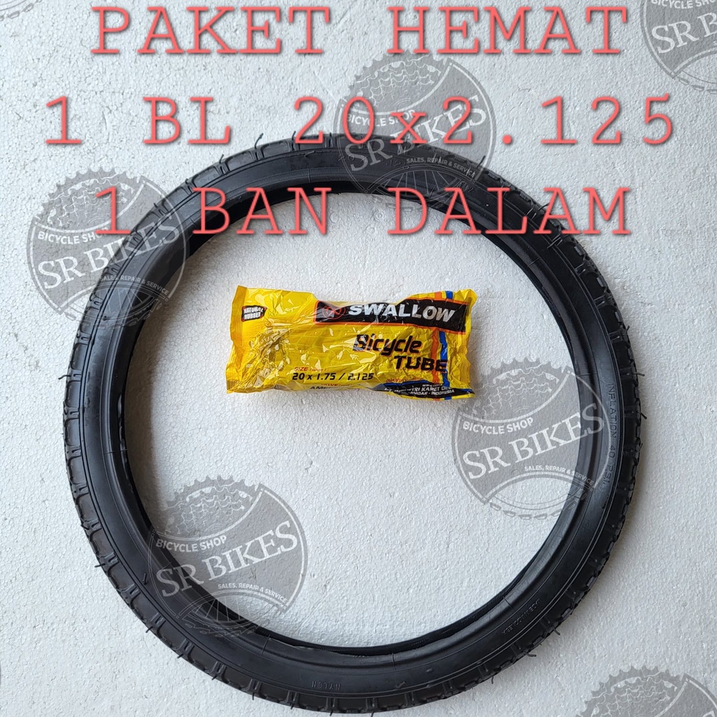 Jual PAKET HEMAT BAN SEPEDA LUAR & DALAM 20 x 2.125 | Shopee Indonesia