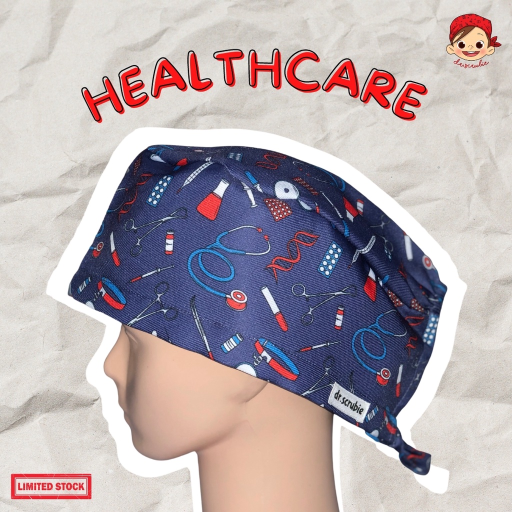Jual Head Cap / Topi Bedah / Surgical Cap / Nurse Cap DS-165 Healthcare ...