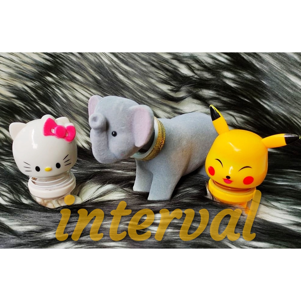 Jual Boneka Dashboard Mobil Boneka Pajangan Kepala Goyang Gajah Abu-abu ...