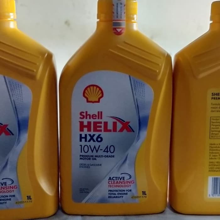 Jual OLI SHELL HX6 10W/40W ORIGINAL SHELL | Shopee Indonesia