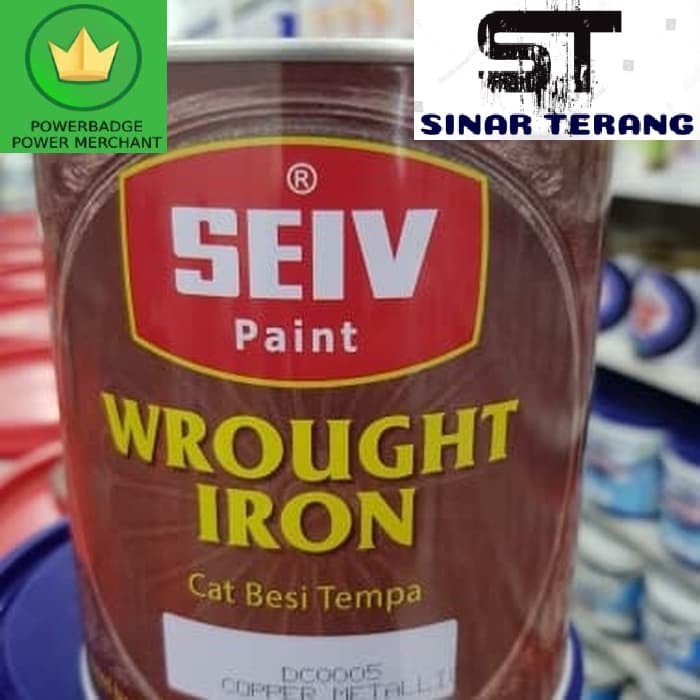 Jual SEIV WROUGHT IRON cat besi tempa warna tembaga kode 0005 (1Liter ...