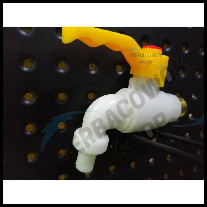 Jual TERBARU KRAN TAMAN AIR PVC PLASTIK KRAN AIR GEMUK KUNINGAN BAHAN ...