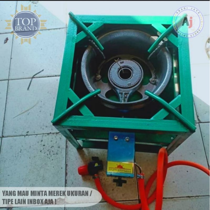 Jual kompor api besar HIGH PRESURE sr 5e auto plus kaki 40x70 selang ...