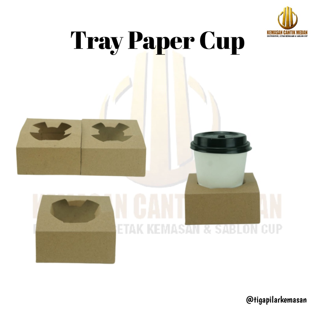 Jual tray cup/alas paper cup | Shopee Indonesia