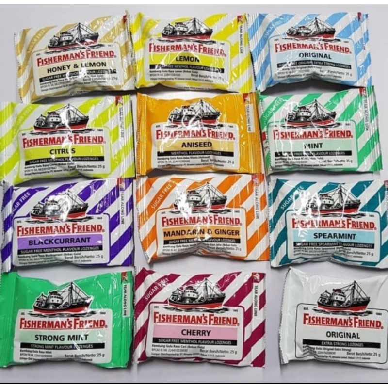 Jual Fisherman's Friend Candy (Permen Fisherman) | Shopee Indonesia