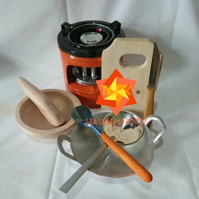 Jual Set Mainan Masak Masakan Anak Paket Kompor Wajan Susuk Serok Set