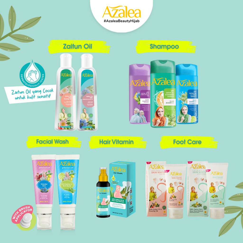 Jual Azalea By Natur Hijab Shampoo 180ml | Shopee Indonesia